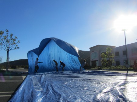 Giant Tarp Waves | Blue Tarp Surfing